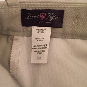 david taylor collection | Pants | Mens Khaki Colored Dress Pants | Poshmark